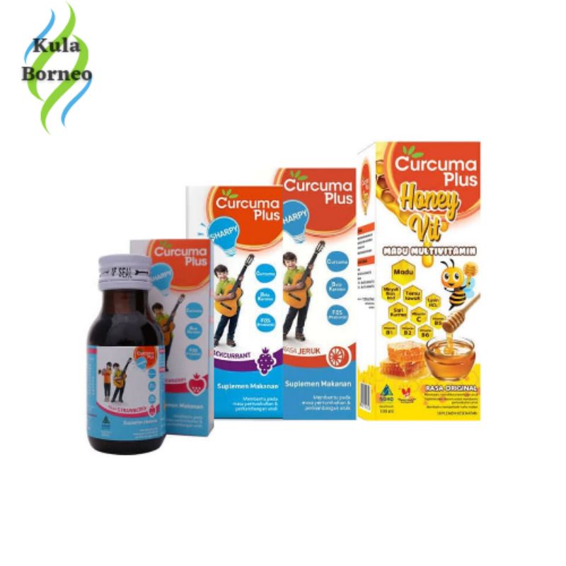 Jual Curcuma Plus Sharpy Curcuma Plus Honey Vit Sirup | Shopee Indonesia