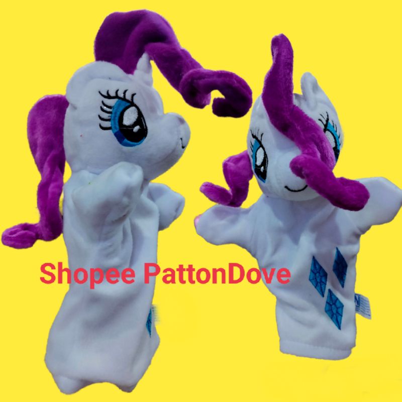 Jual UNICORN RARITY BONEKA TANGAN PREMIUM BONEKA MY LITTLE PONY HAND ...