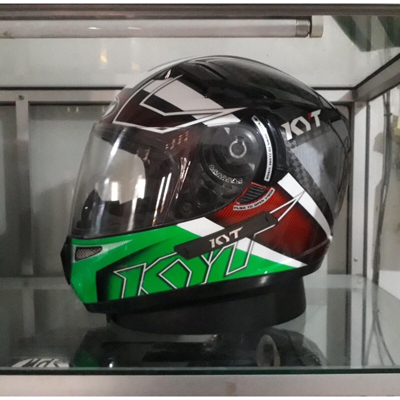 Jual KYT K2R Spotlight Green fluo (Seken/Second/Bekas) | Shopee Indonesia