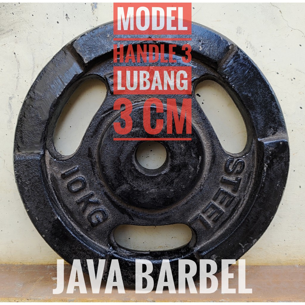 Jual Barbel 10 Kg Hand 3/ Plate Barbel 10 Kg/ Plat beban 10 kg | Shopee Indonesia