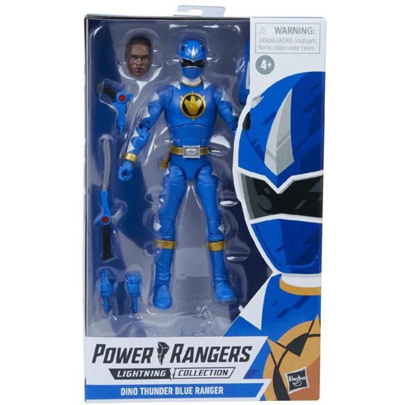 Jual POWER RANGERS LIGHTNING COLLECTION DINO THUNDER BLUE RANGER ACTION FIGURE HASBRO | Shopee ...