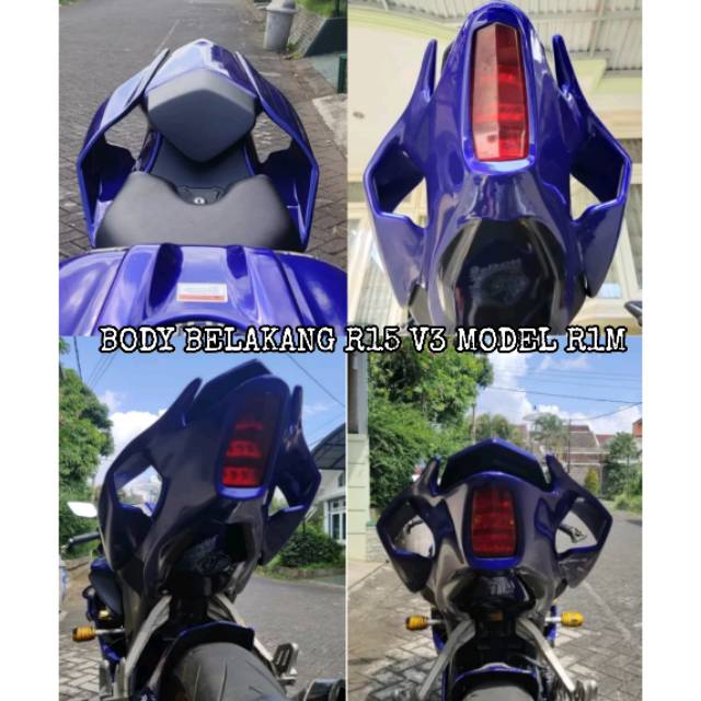 Jual Body belakang r15 v3 model r1m / body R1M pnp buat body r15 v3 ...