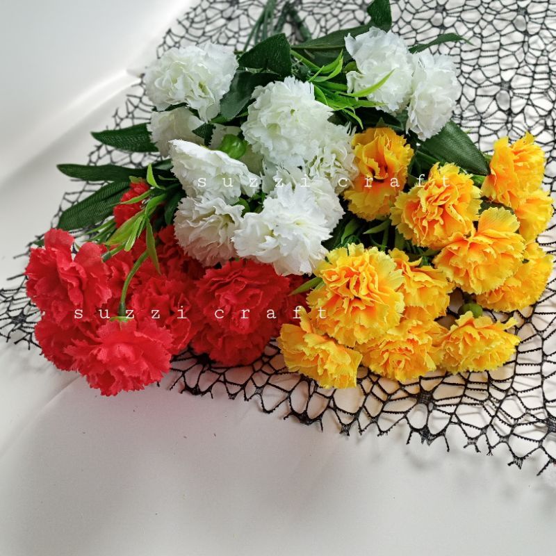 Jual buket bunga carnation artificial | Shopee Indonesia