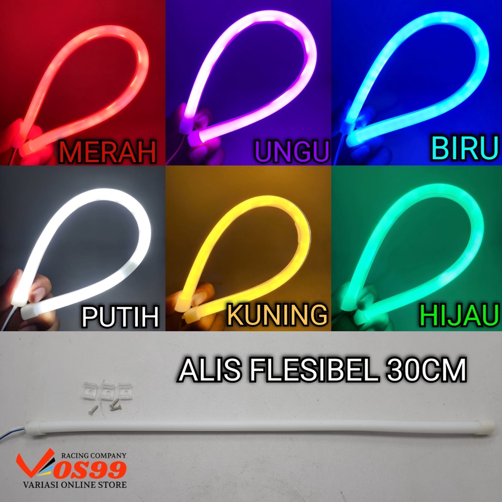 Jual LAMPU ALIS FLEXIBLE 30 CM BSA UNTUK MOTOR DAN MOBIL LAMPU LED ...