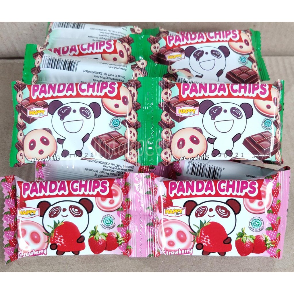 Jual HAPPY TIME PANDA CHIPS (2 VARIANT) 10pc x 8gr | Shopee Indonesia
