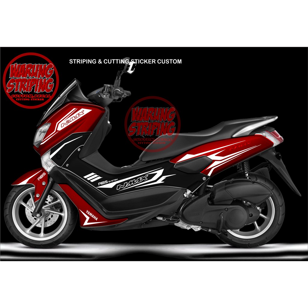 Jual STIKER NMAX MERAH STYLISH | Shopee Indonesia