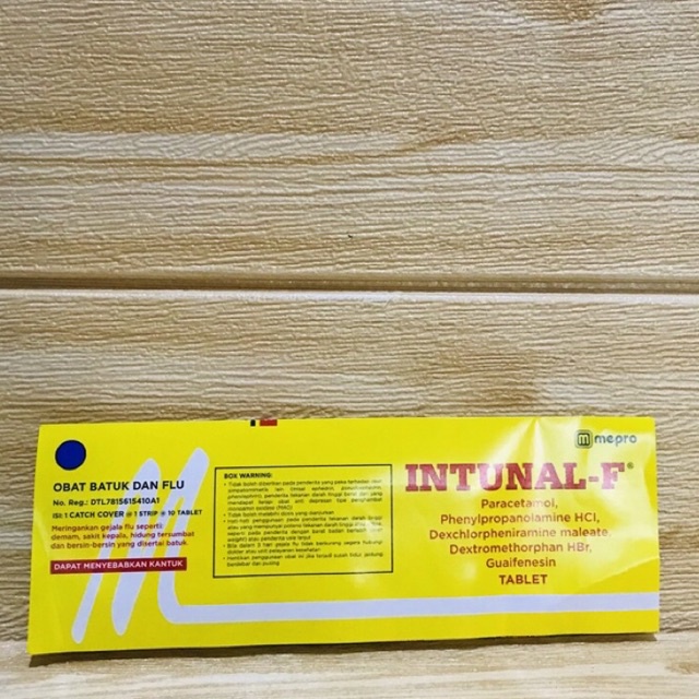 Jual INTUNAL F TABLET | Mengatasi Gejala Flu | Demam | Batuk | Pilek ...