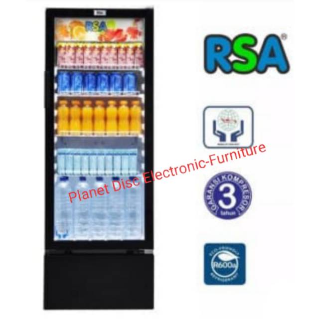 Jual Kulkas Showcase RSA 4rak Agate 240 Kulkas Kaca Kulkas Etalase ...