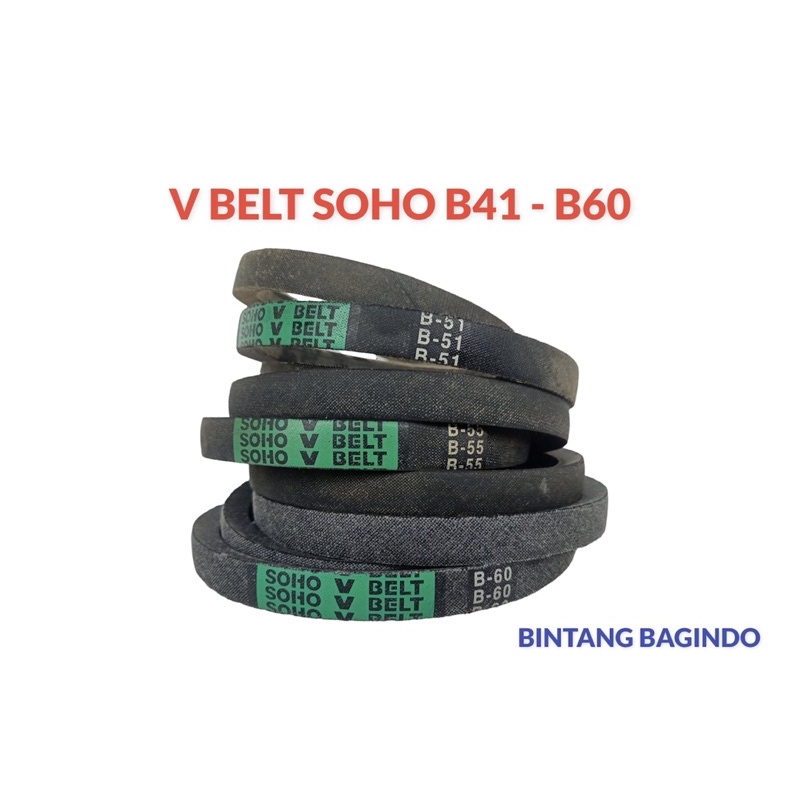 Jual Vbelt Vanbelt Talikipas merk SOHO B41 B42 B43 B44 B45 B46 B47 B48 B49 B50 B51 B52 B53 B54 ...