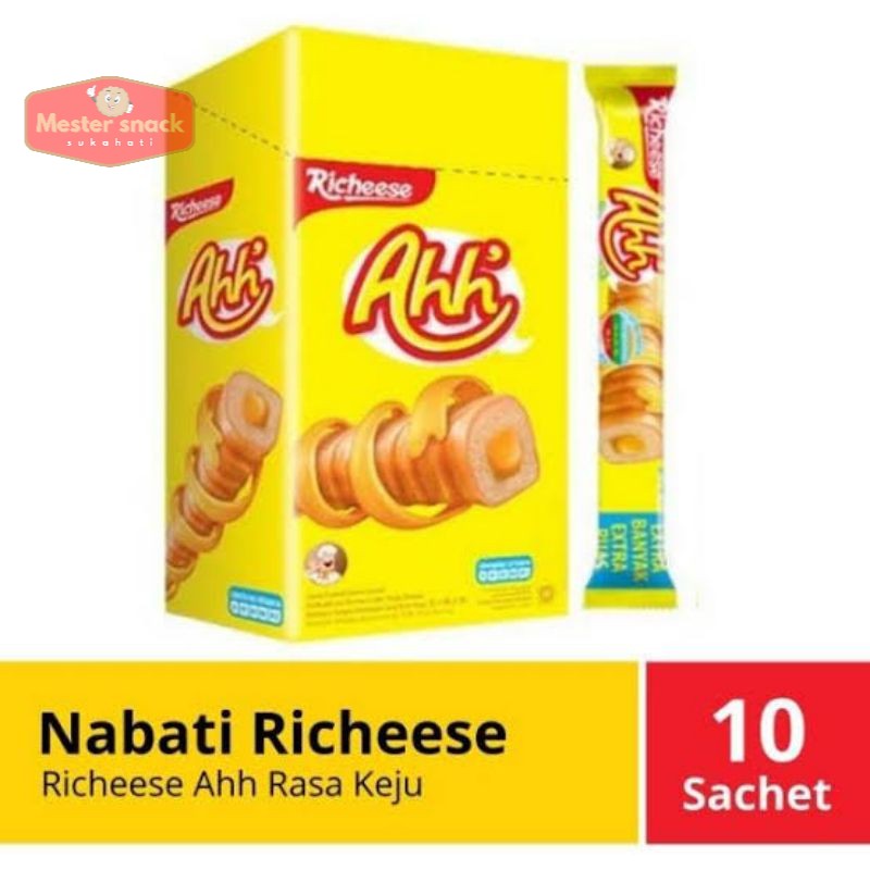 Jual Richeese Ahh 15 gram (1 pack isi 10 pcs) | Shopee Indonesia
