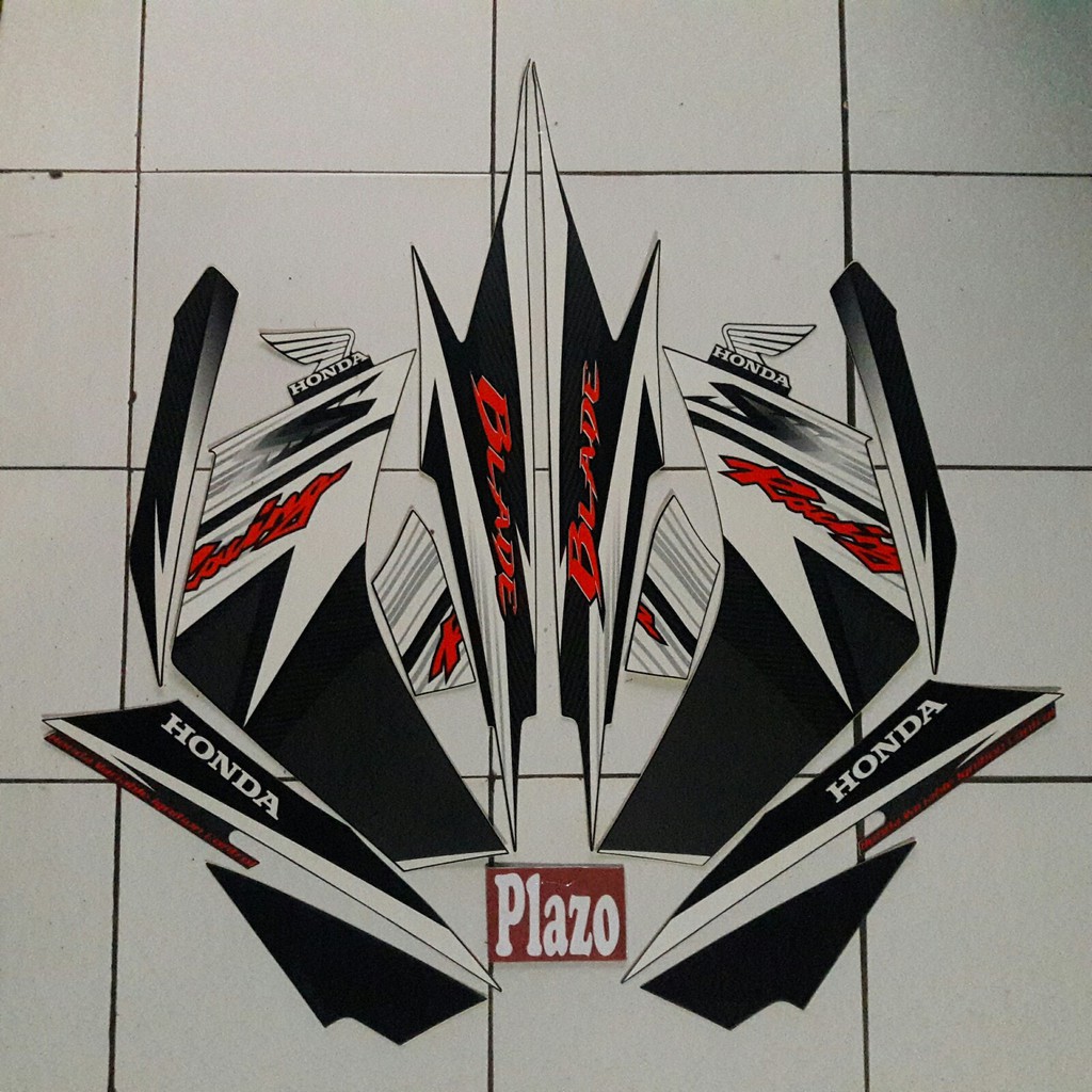 Jual Stiker Motor Blade Racing S 2013 Hitam | Shopee Indonesia