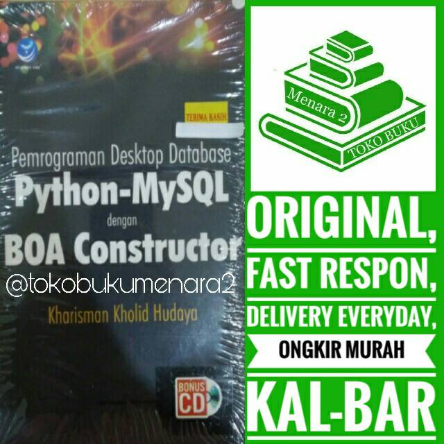 Jual Pemograman Dekstop Database Python Mysql Dengan Boa Constructor Shopee Indonesia 