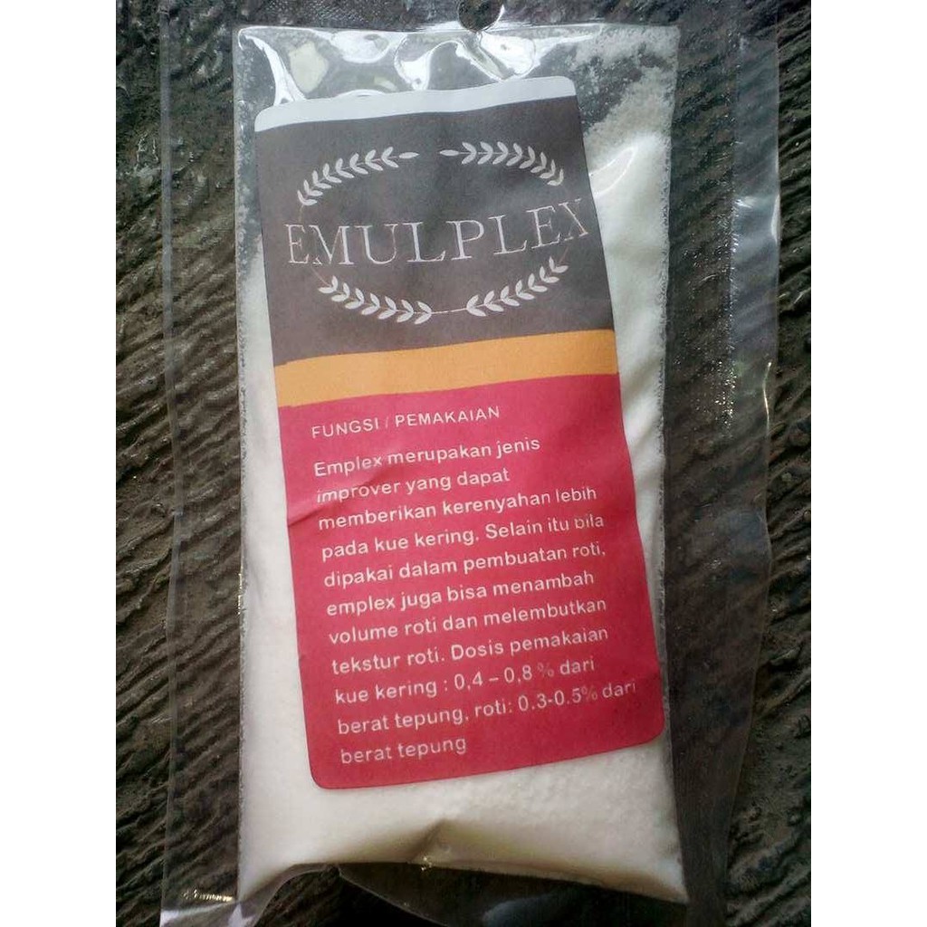 Jual 50 gram Emulplex / emplex perenyah kue kering & pengembang roti ...