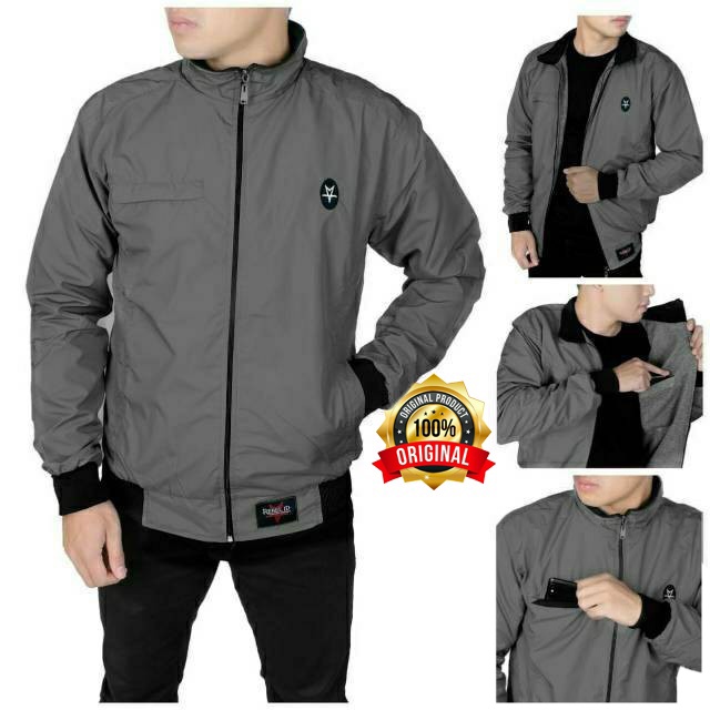 Jual JAKET BOMBER ANTI AIR WATERPROOF CASUAL SIMPLE REBEL ID JAKET ...
