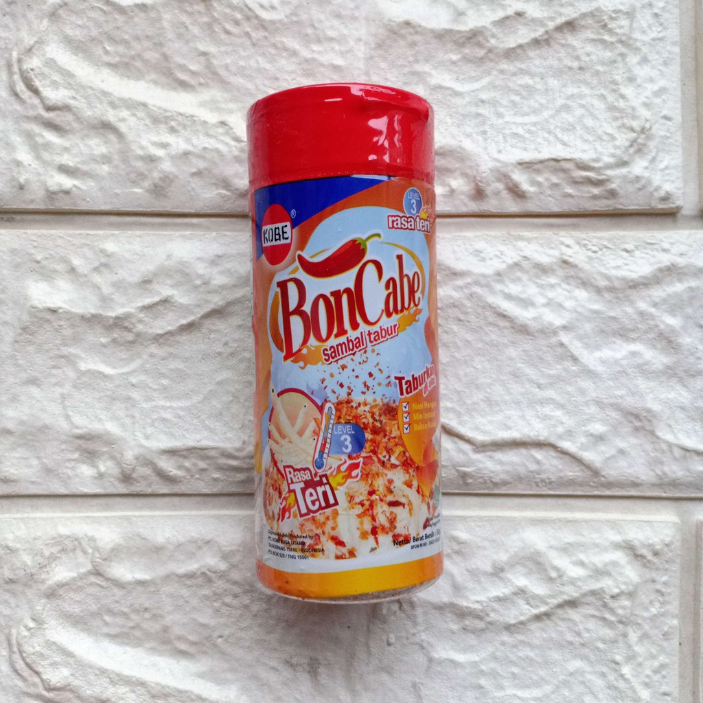 Jual Kobe Bon Cabe BonCabe Botol Refill Sambal Tabur Teri Ebi Ikan Roa ...