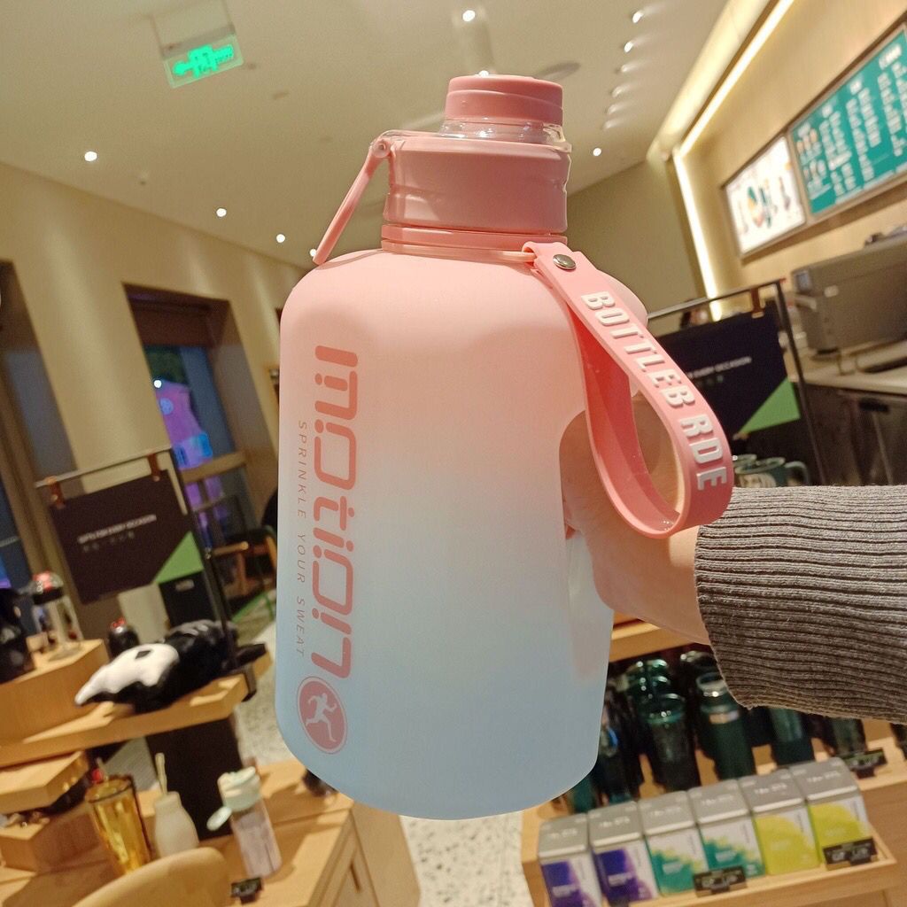 Jual Botol Minum Viral Model Galon 2,2L Botol Sultan FREE STIKER 2D&3D ...