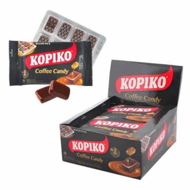 Jual Permen Kopiko Coffee Candy Blister Pack 1 Box | Shopee Indonesia