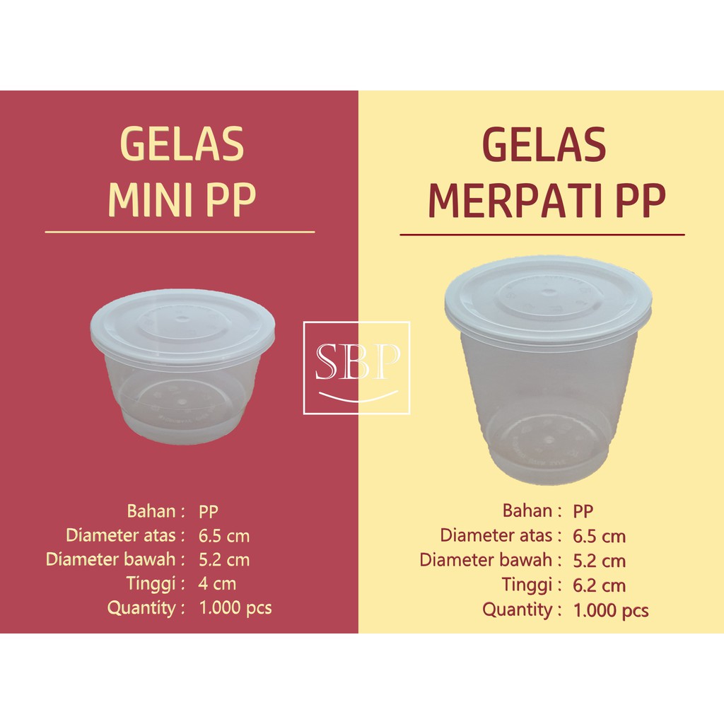 Jual Gelas Mini PP / Cup Puding 100 ml | Shopee Indonesia