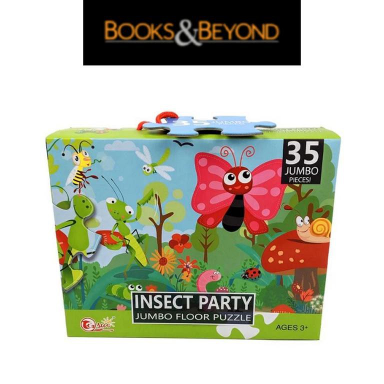 Jual Insect party jumbo floor puzzle | Shopee Indonesia
