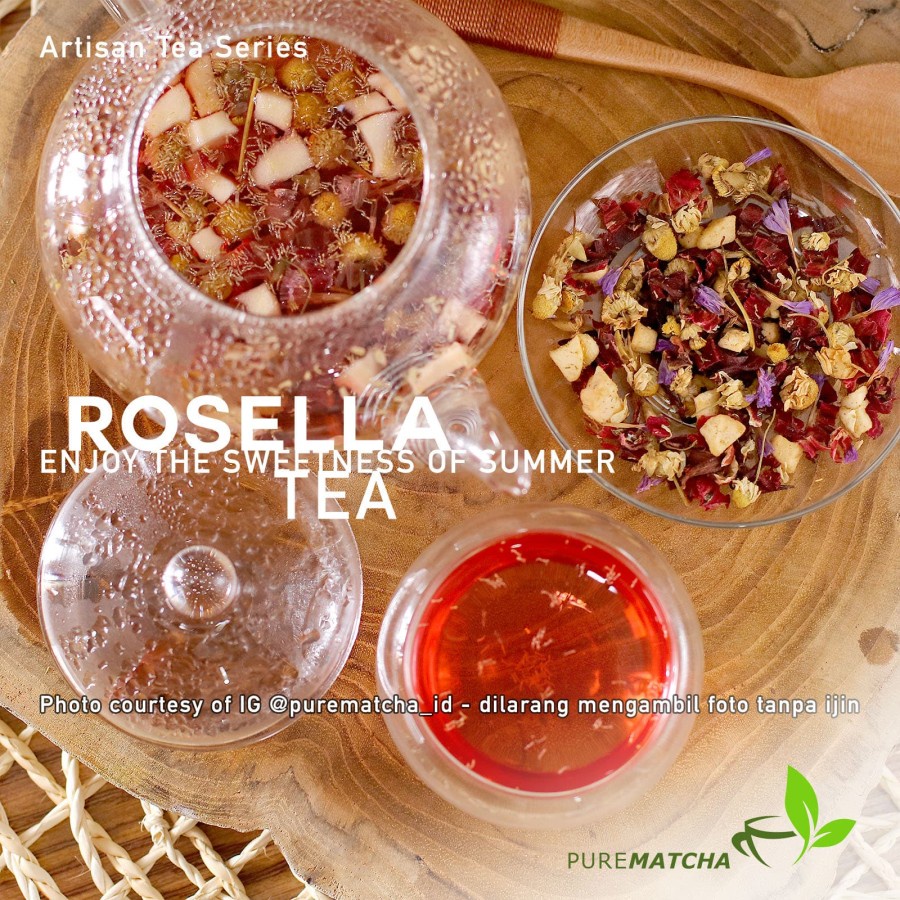 Jual Artisan Tea Cafe - Hibiscus Flower Tea 10gr SAMPLE Teh Bunga ...