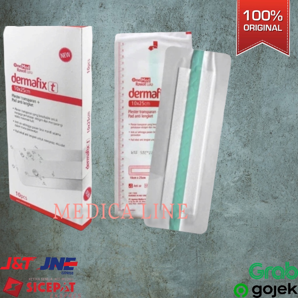 Jual Dermafix 10x25cm onemed plester luka harga satuan | Shopee Indonesia