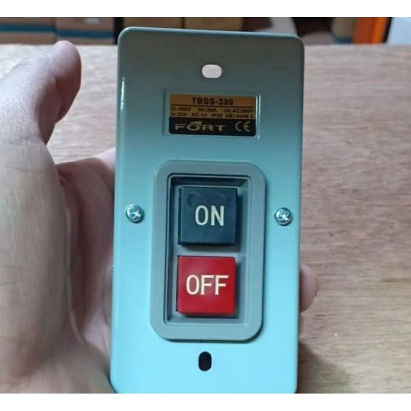 Jual Power Push Button TBSS-330 Inbow ON-OFF 30A/3.7kW | Shopee Indonesia