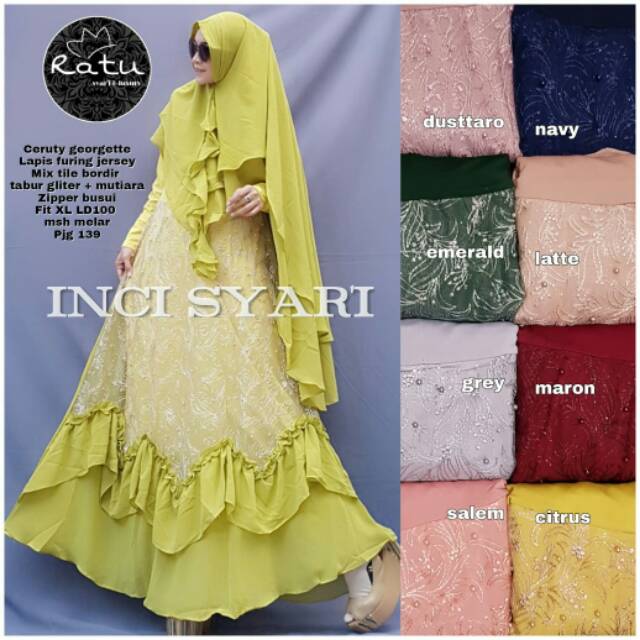Jual INCI SYARI ( GAMIS SYARI ) | Shopee Indonesia