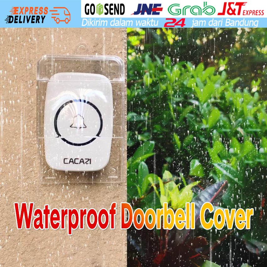 Jual Rain Cover Tutup Pelindung Bel Pintu Rumah Wireless Door Bell ...