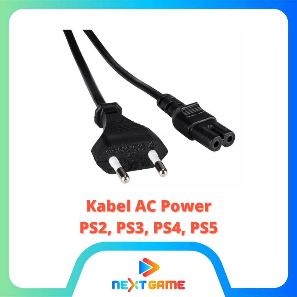 Jual Kabel AC Adaptor Cable untuk PS2 PS3 PS4 PS5 Multi Fungsi | Shopee ...