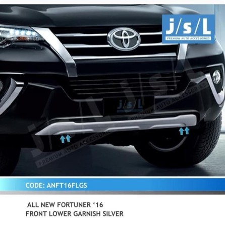 Jual All New Fortuner Front Lower Garnish SIlver/Aksesoris Toyota ...