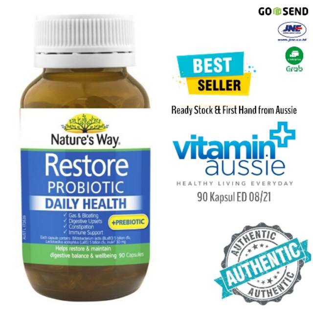 Jual Nature's Way Restore Probiotic Daily Health 90 kapsul | Shopee ...