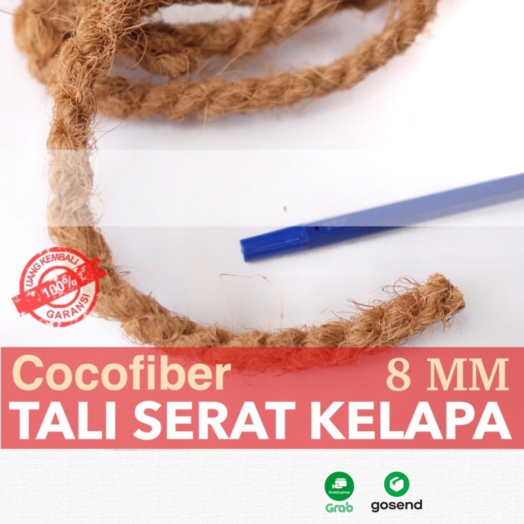 Jual Tali Sabut Kelapa 8mm Meteran Tali Serabut Kelapa Tali Cocofiber ...