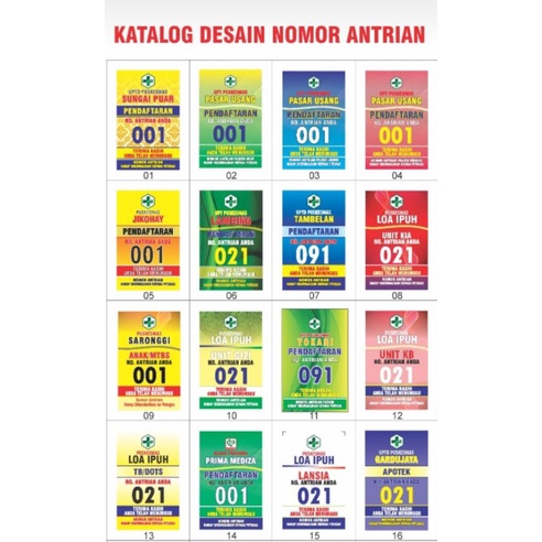 Jual Nomor Antrian Custom Sesuai Permintaan | Shopee Indonesia