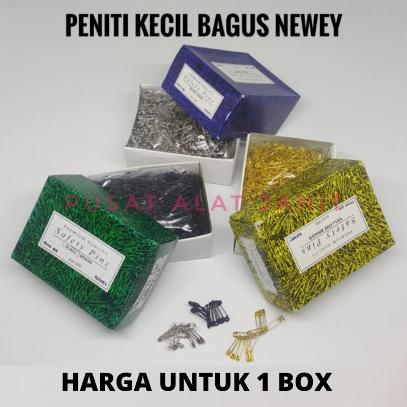 Jual PENITI BAJU HIJAB JILBAB PAKAIAN KAIN KECIL MINI 2CM SAFETY PINS ...