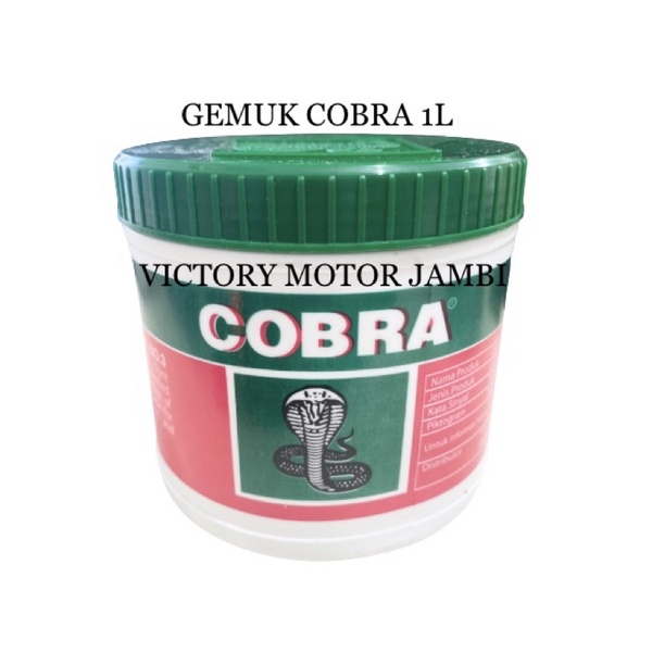 Jual GEMUK PELUMAS CHASSIS GREASE HIJAU 1L COBRA | Shopee Indonesia