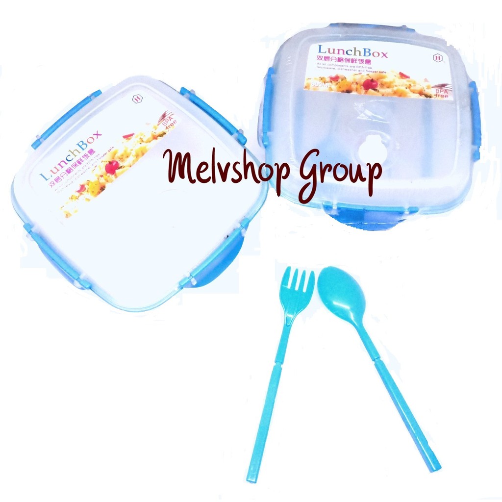 Jual Lunch Box / Kotak Bekal Makanan / Tupperware Food Box | Shopee ...