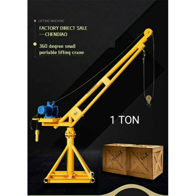 Jual mini crane katrol untuk proyek bangunan | Shopee Indonesia