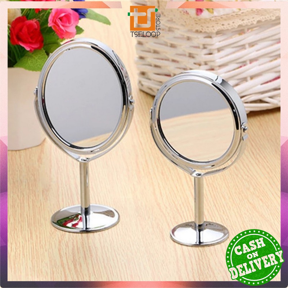 Jual OFM-K87 Kaca Cermin Makeup Meja Standing Mirror Cermin 2 Sisi Kaca ...