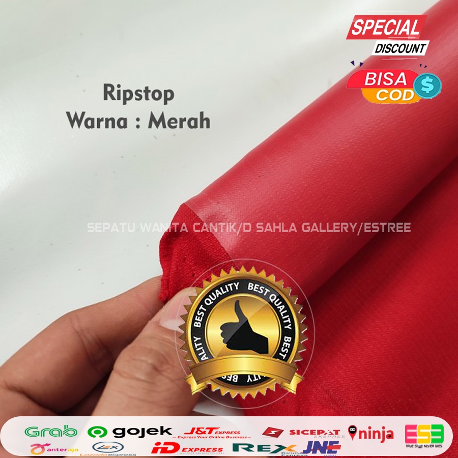 Jual Bahan Tas Kain Ripstop Ribstok Ripstok Dienier Dinier Dinir ...