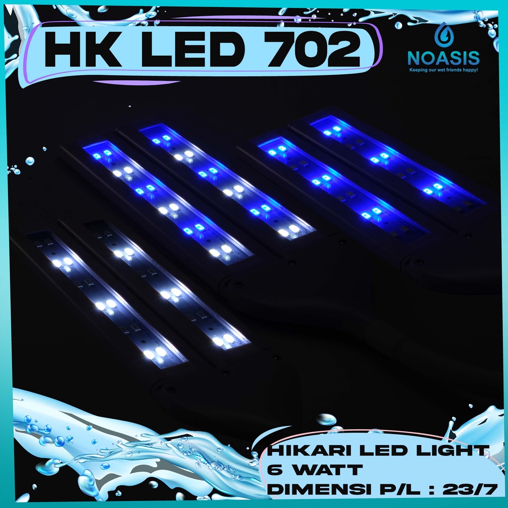 Jual LAMPU LED HIKARI HK LED 702 UK 40CM 3 MODE AQUARIUM AQUASCAPE ...