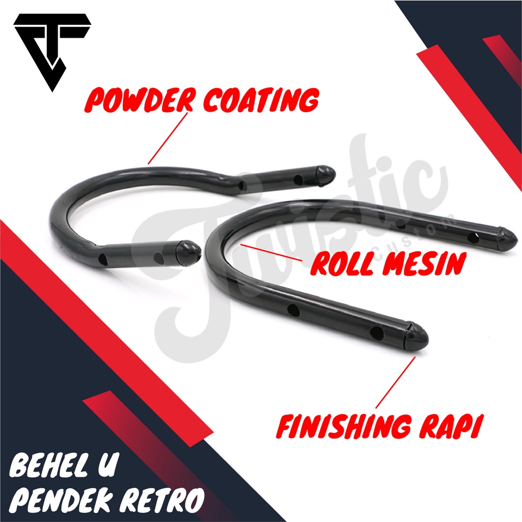 Jual Behel U Pendek Motor Custom Japstyle Scrambler Tracker Retro ...