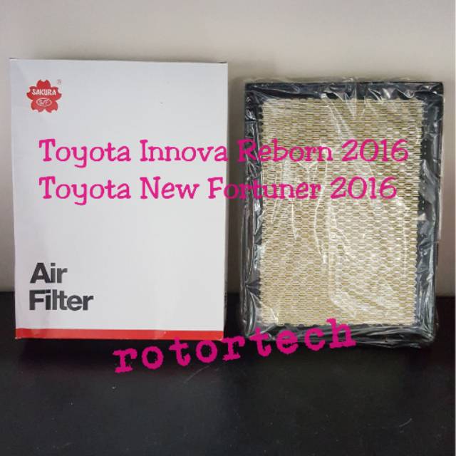 Jual Filter Udara SAKURA Toyota Innova Reborn dan New Fortuner 2016 ...