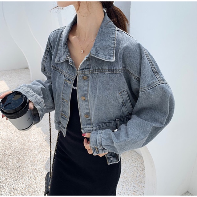 Jual Denim Jacket Ash | Shopee Indonesia