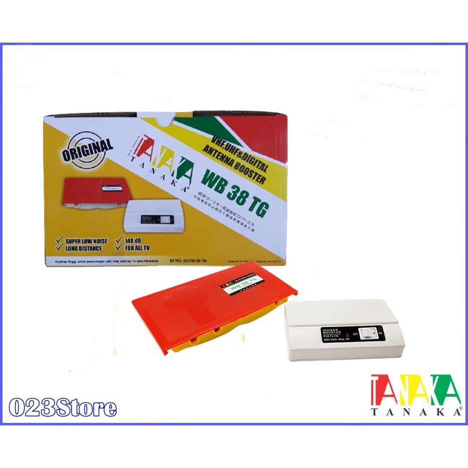 Jual BOOSTER TANAKA WB 38 TG - Antenna Booster VHF - UHF & Digital ...