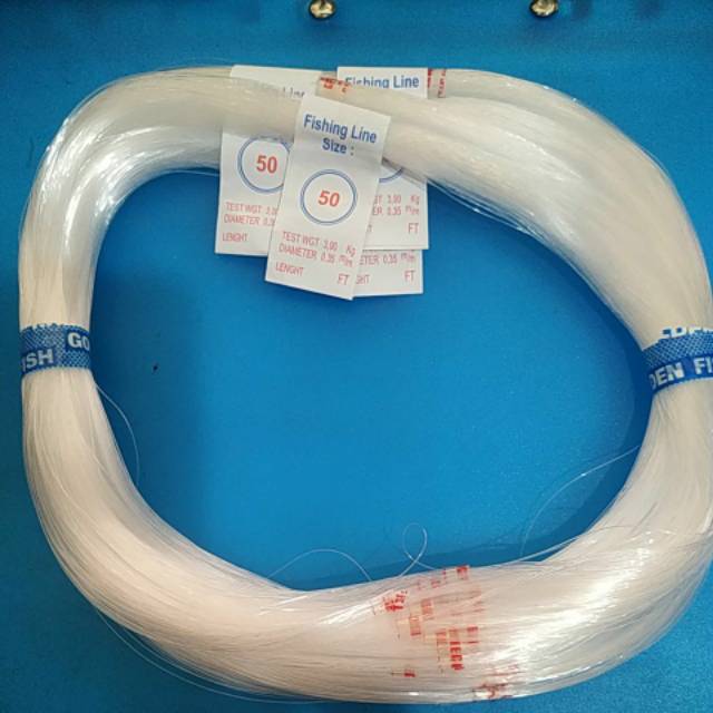 Jual Senar Golden Fish kecrik / jala (eceran/1 ikat biru) | Shopee ...