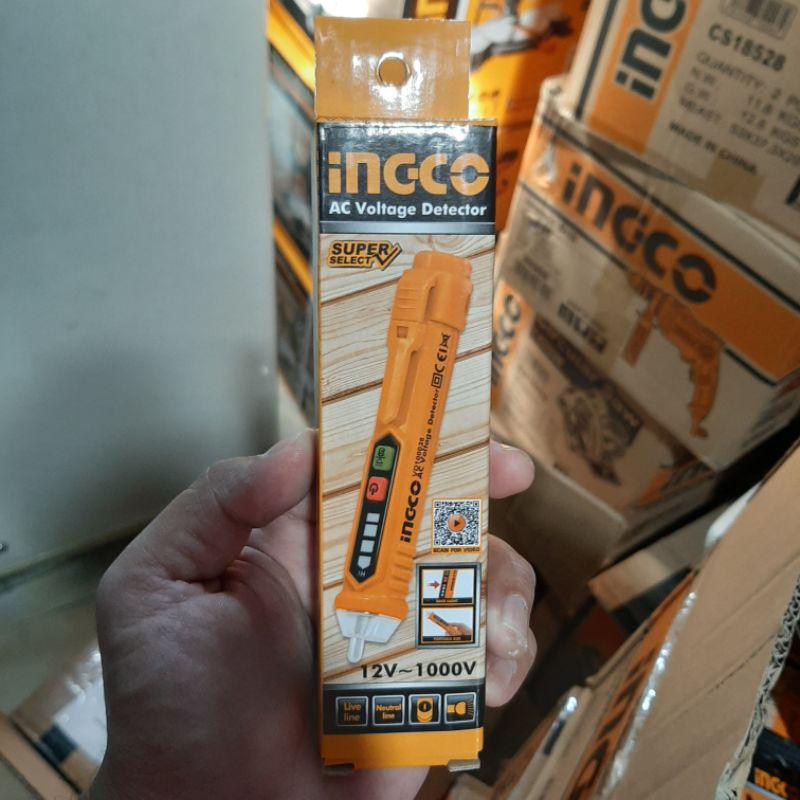 Jual Tespen Detektor Tegangan Listrik AC Voltage Detector Tespen INGCO ...