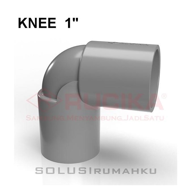 Jual RUCIKA KNEE AW 1" / Elbow 1 inch Elboh 1" Knie 1" Keni Belokan L Siku Kendi | Shopee Indonesia
