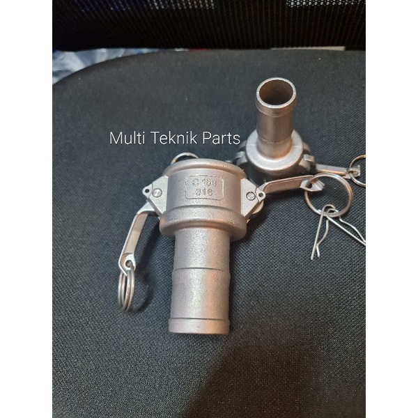 Jual Camlock Stainless 316 Type C 4" inch C400 / Camlock Selang / Quick Coupling | Shopee Indonesia