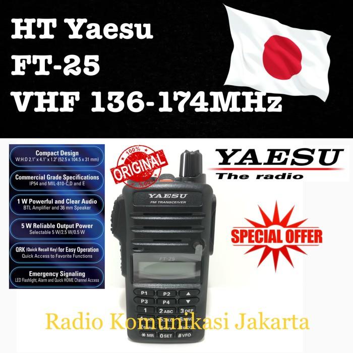 Jual Satelit Original Ori Ht Yaesu Ft25 Ft25R Ft-25 Ft-25R Vhf 136 ...