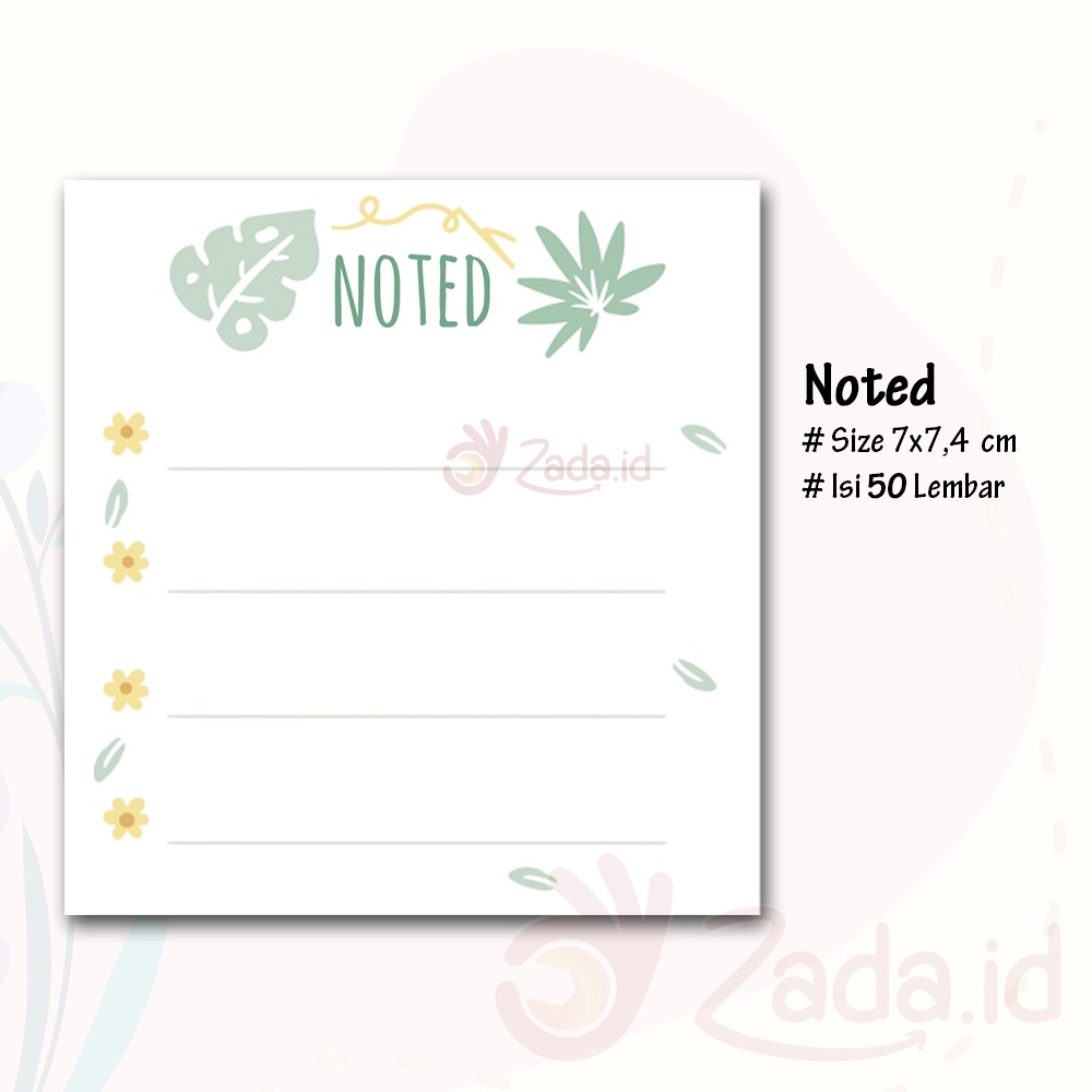 Jual Memopad Note Pad Checklist Daily Weekly To Do Wish List Planner ...
